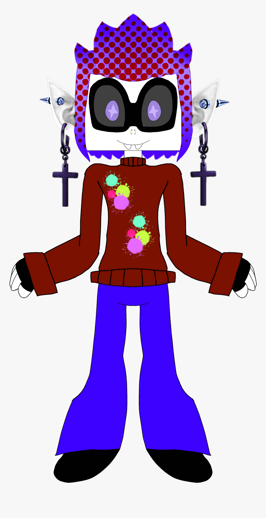 Mob Squad X Splatoon Oc - Cartoon, HD Png Download , Transparent Png ...