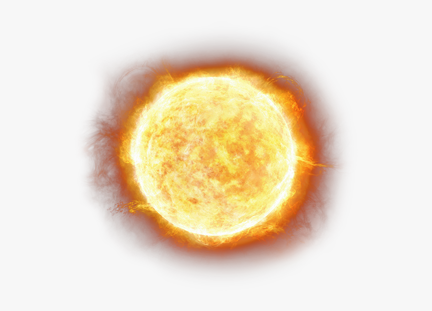 Sun In Solar System Transparent Png, Png Download , Transparent Png ...