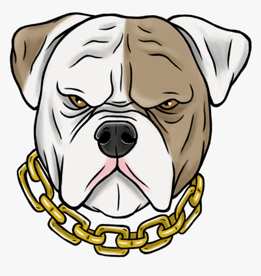 Mad Clipart Bulldog - Mad American Bulldog Illustration, HD Png ...