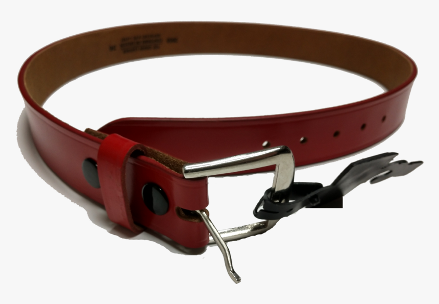 Red Leather Belt, HD Png Download , Transparent Png Image - PNGitem