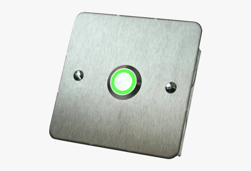 Illuminated Push To Exit Button, HD Png Download , Transparent Png ...
