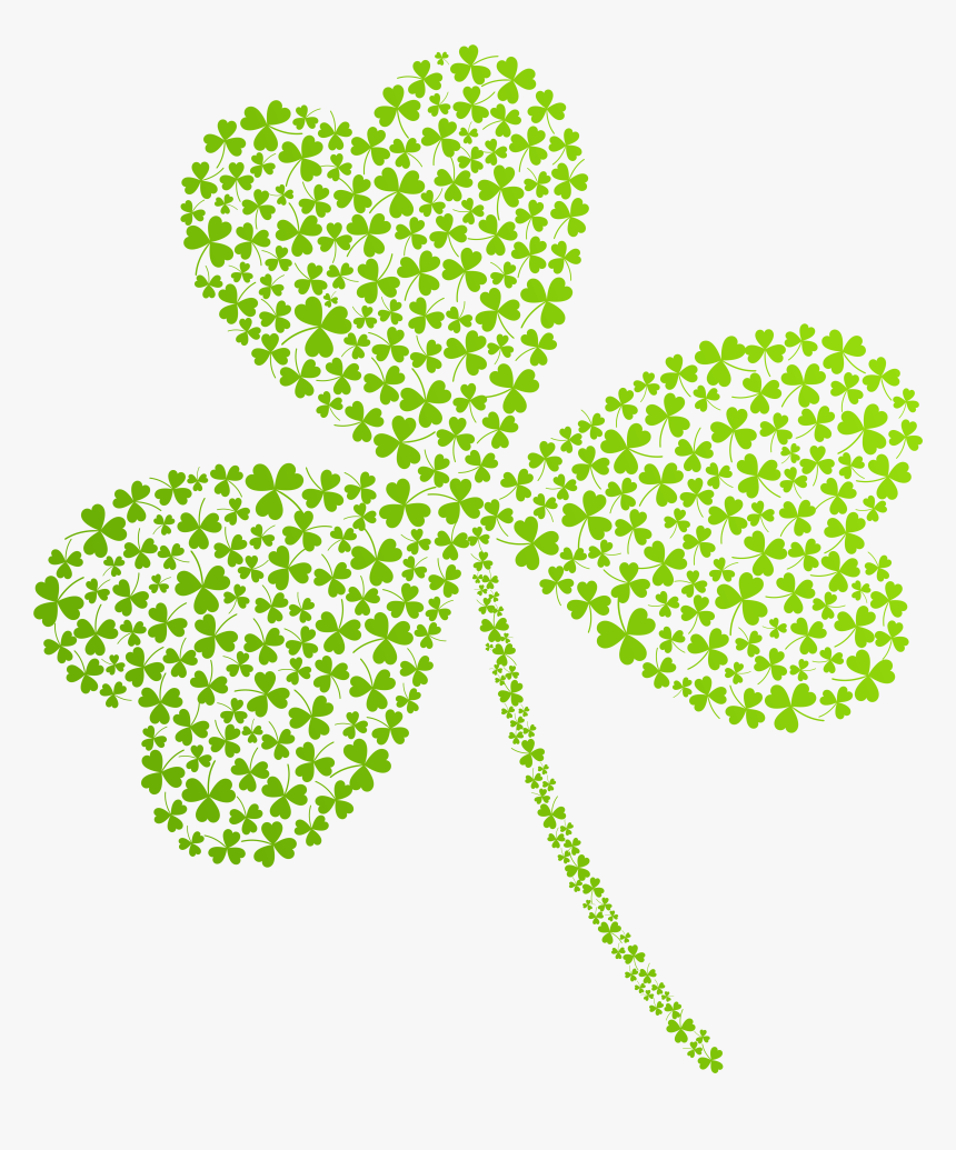 St Patricks Day Shamrock Transparent Clip Art Image - Transparent St ...