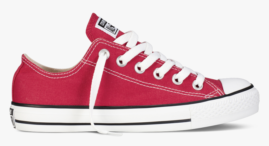 Red Low Top Converse Womens, HD Png Download , Transparent Png Image ...