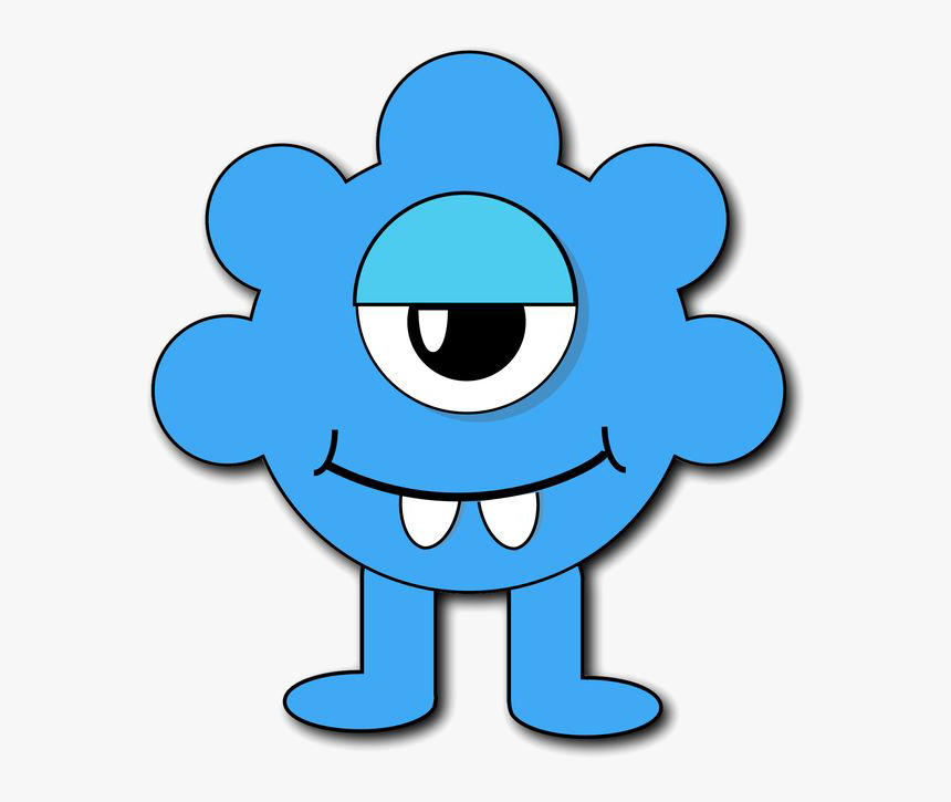 Blue Monster Png File - Monster Clipart, Transparent Png , Transparent ...