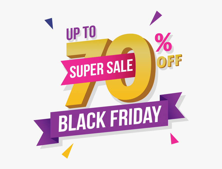 Black Friday 70% Offer Png - 70 Offer Png, Transparent Png , Transparent Png Image - PNGitem