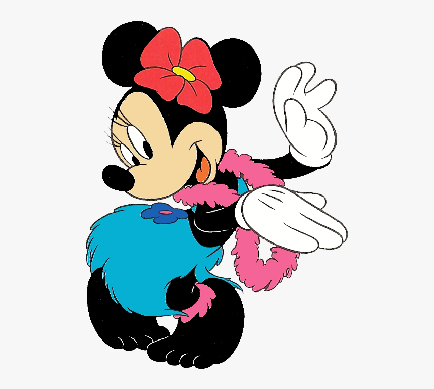 Hula Clip Art - Minnie Mouse Hula Skirt, HD Png Download , Transparent ...