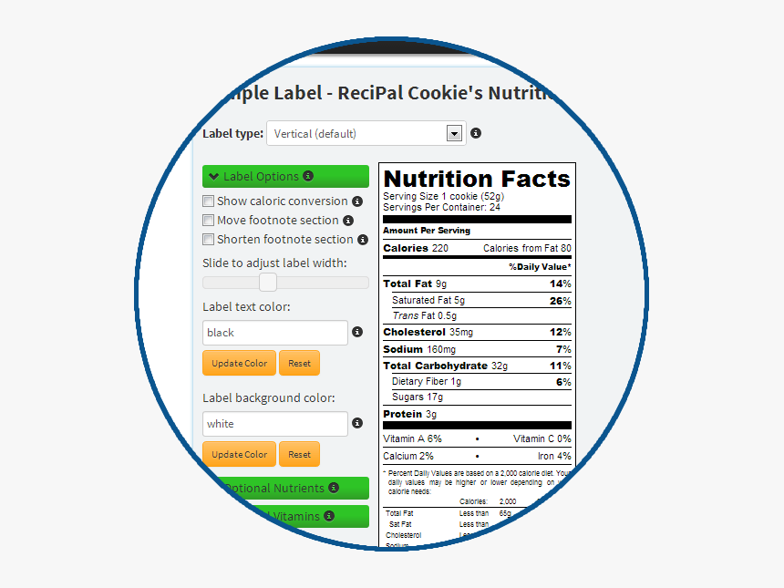 Nutrition Facts, HD Png Download , Transparent Png Image - PNGitem