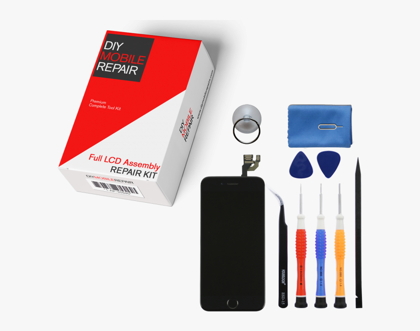 Iphone 6 Premium Screen Replacement Repair Kit - Iphone 6, HD Png ...