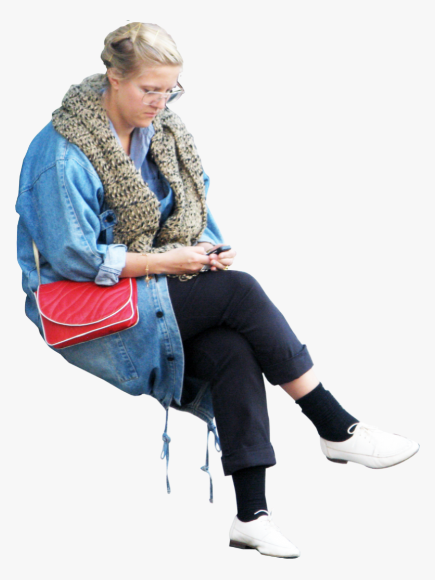 Sitting - Human Sitting Png Winter, Transparent Png , Transparent Png ...