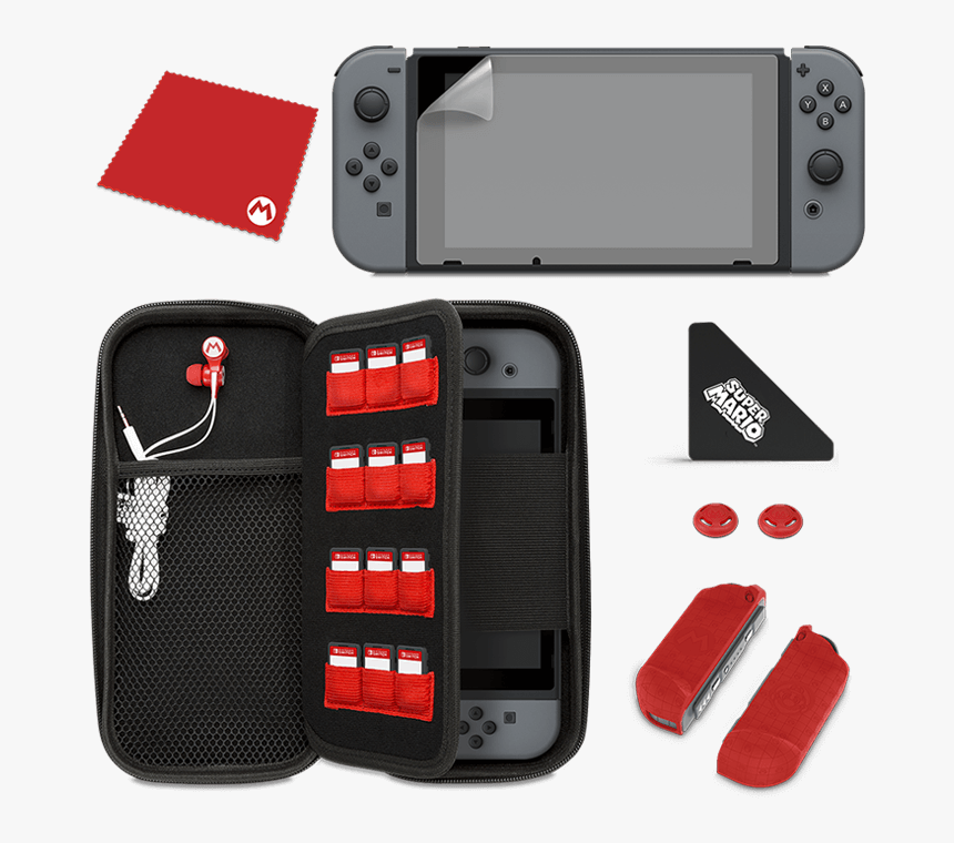 Nintendo Switch Starter Kit, HD Png Download , Transparent Png Image ...