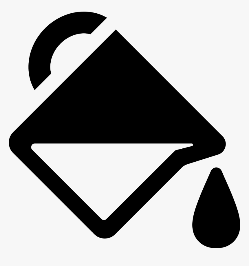 Liquid Drop Falling Of A Cup - Falling Liquid Icon, HD Png Download ...