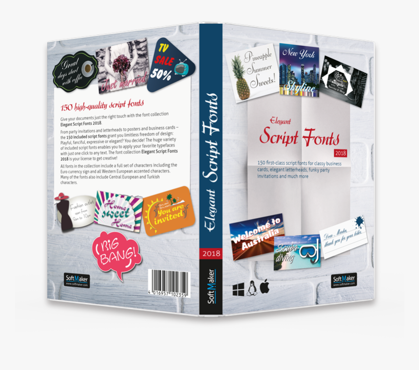 Elegant Script Fonts - Flyer, HD Png Download , Transparent Png Image ...