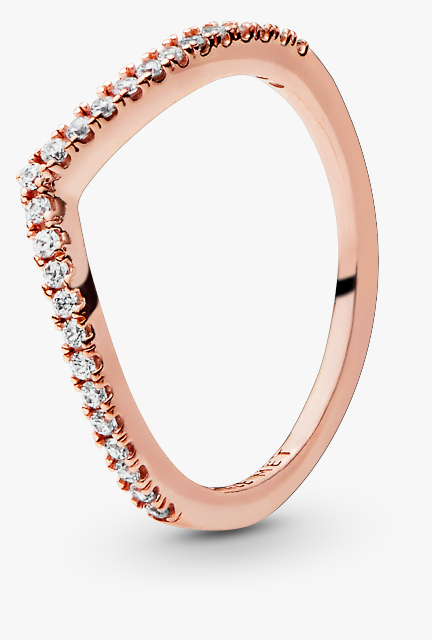 Pandora - Title - Tag - Pandora Sparkling Wishbone Ring Rose Gold, HD ...