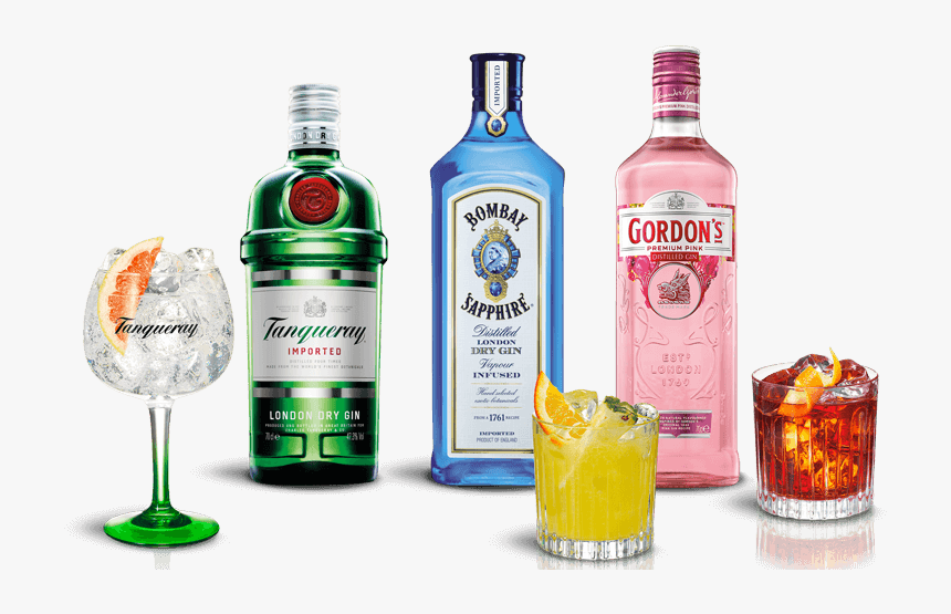 Gin - Tanqueray Pink Gin, HD Png Download , Transparent Png Image - PNGitem