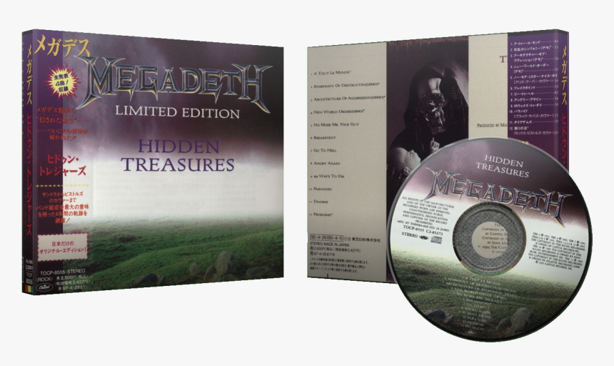 Megadeth Hidden Treasures, HD Png Download , Transparent Png Image ...