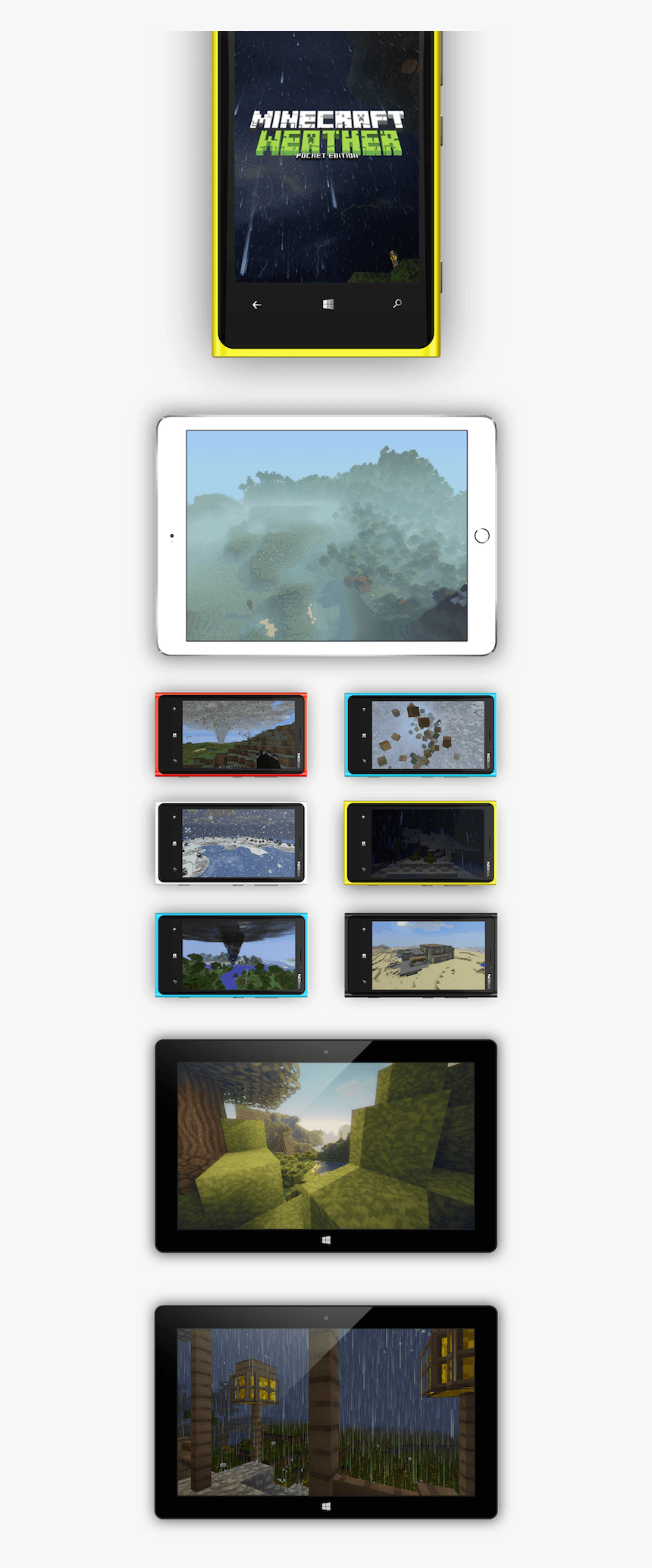 Different Types Of Weather In Minecraft Weather - Gadget, HD Png ...