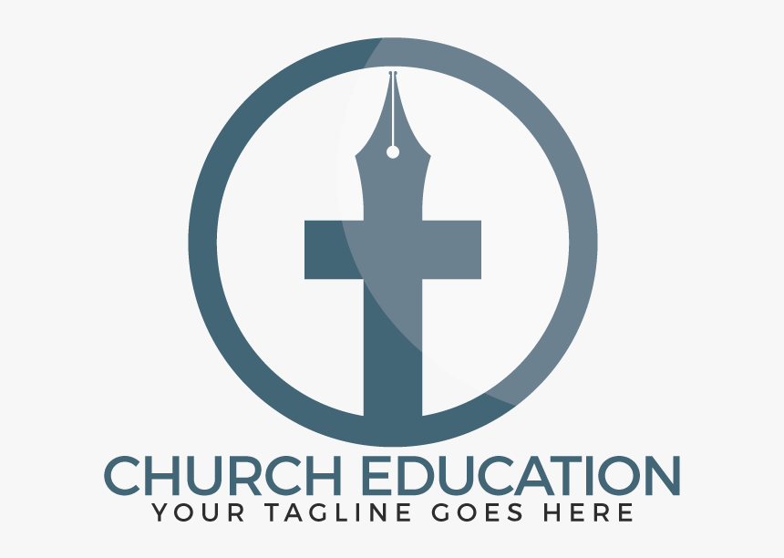 Church Education Vector Logo Design - Cross, HD Png Download ...