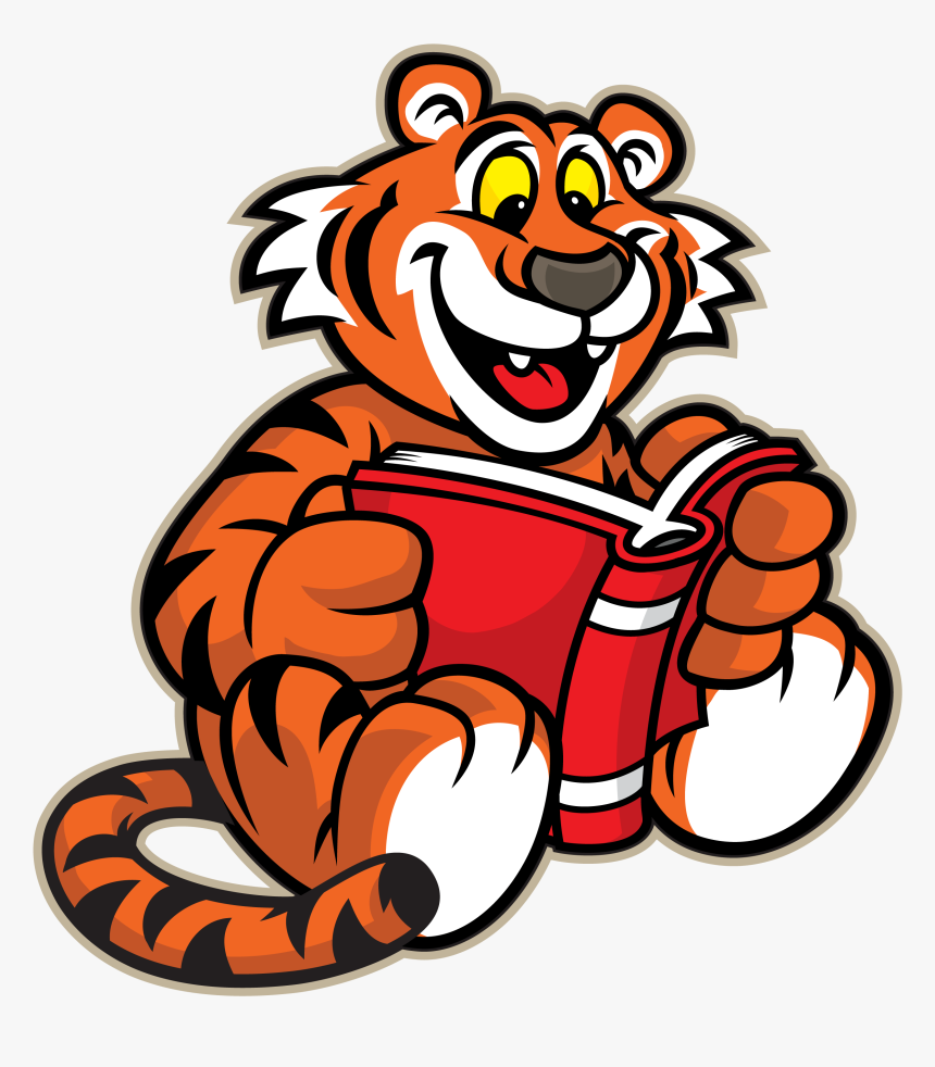 Tiger Reading A Book