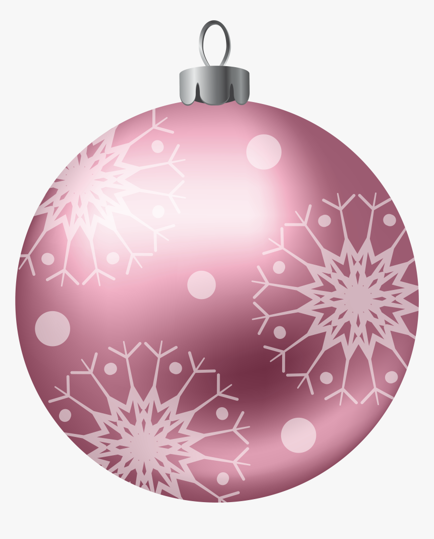 Pink Christmas Ornament Clipart, HD Png Download , Transparent Png ...