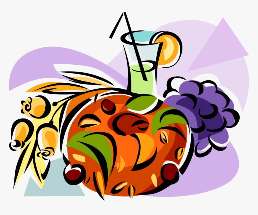 Vector Illustration Of Bolo Rei, Portuguese Sweet Bread, HD Png ...