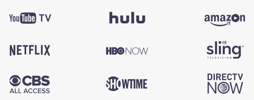Tv Streaming Services Logos, HD Png Download , Transparent Png Image ...