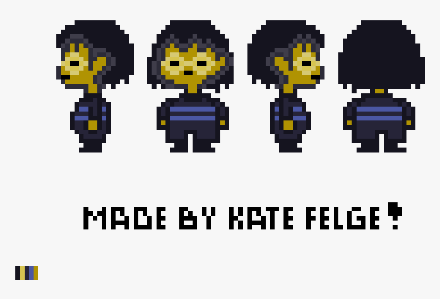 Undertale Frisk Walking Sprite, HD Png Download , Transparent Png Image ...