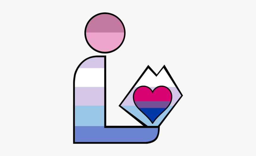 Bisexual Bigender Pride Library Logo - Pansexual Pride, HD Png Download ...