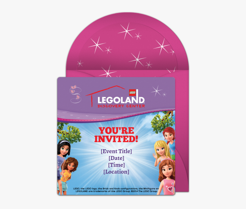Legoland Invitation, HD Png Download , Transparent Png Image - PNGitem