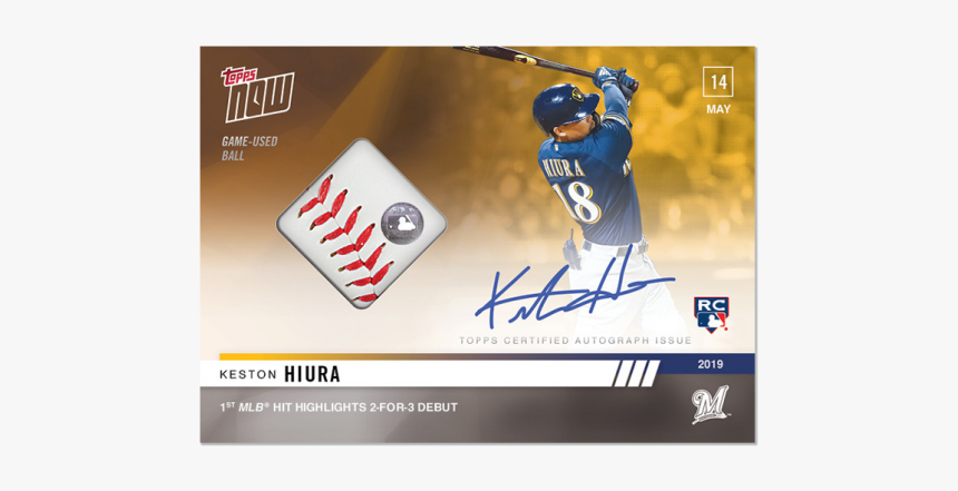 On Card Autograph Relic - Rookie Card, HD Png Download , Transparent ...