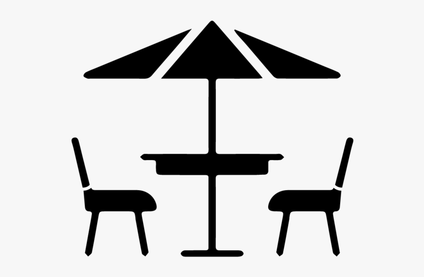 Patio Icon Rubens Black - Terrasse Symbol, HD Png Download ...