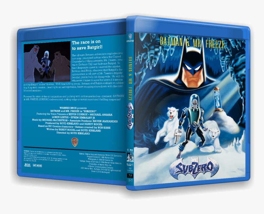 Batman Subzero Blu Ray, HD Png Download , Transparent Png Image - PNGitem