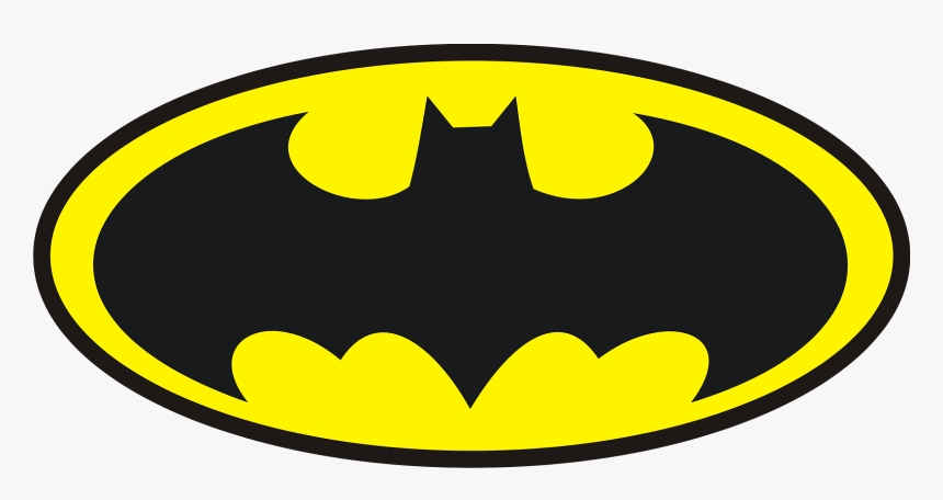 Batman Logo Clip Art - Batman Logo With Black Background, HD Png ...