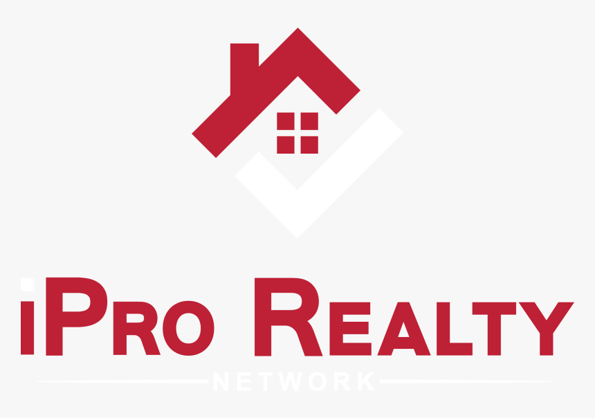 Ipro Realty Logo Red And White Checkmark Stacked - Sign, HD Png ...