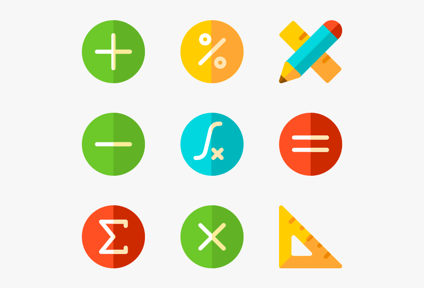 Math Icon, HD Png Download , Transparent Png Image - PNGitem