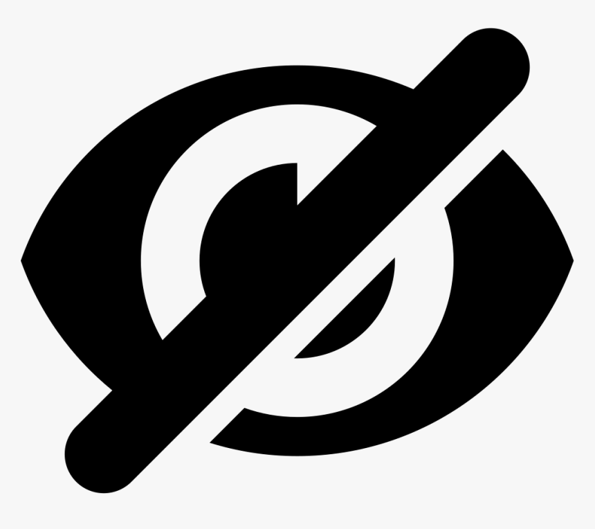 Eye With Slash Transparent, HD Png Download , Transparent Png Image ...