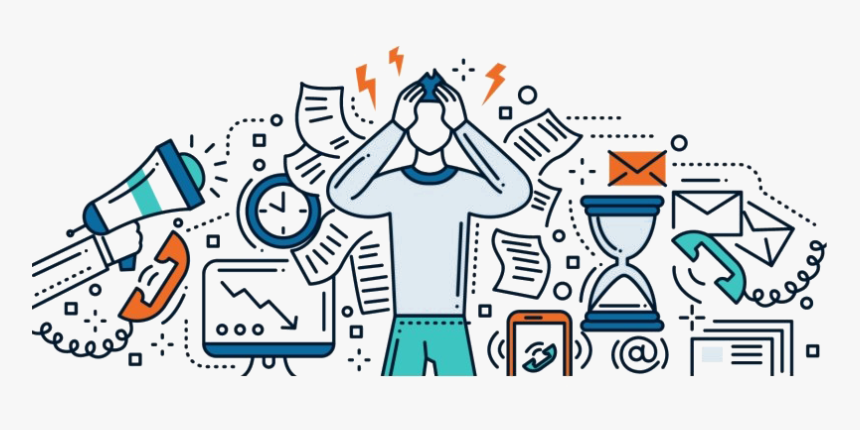 Stress Png File - Person Stressed Out Clipart, Transparent Png ...