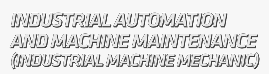 Industrial Automation And Machine Maintenance - Calligraphy, HD Png ...