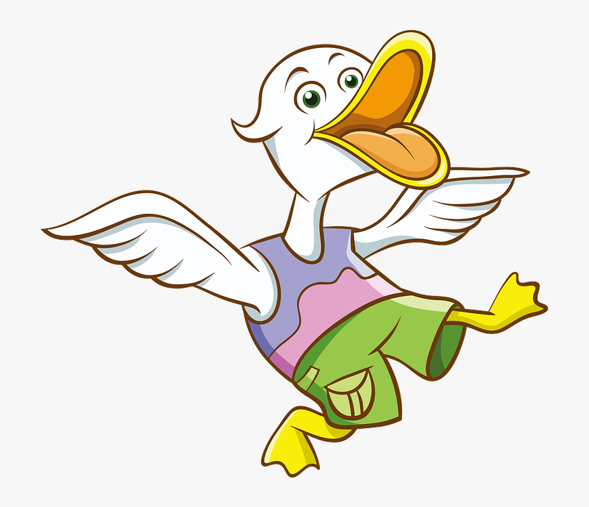 Duck Open Mouth Cartoon, HD Png Download , Transparent Png Image - PNGitem