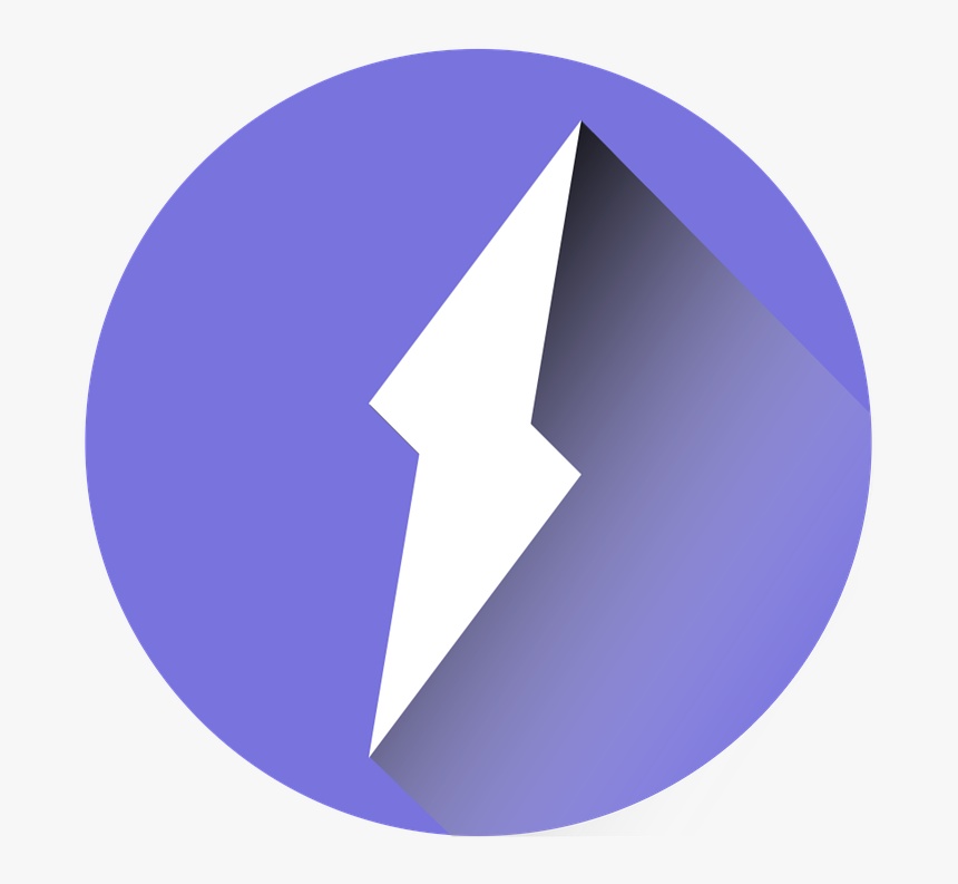Purple Lightning Icon, HD Png Download , Transparent Png Image - PNGitem