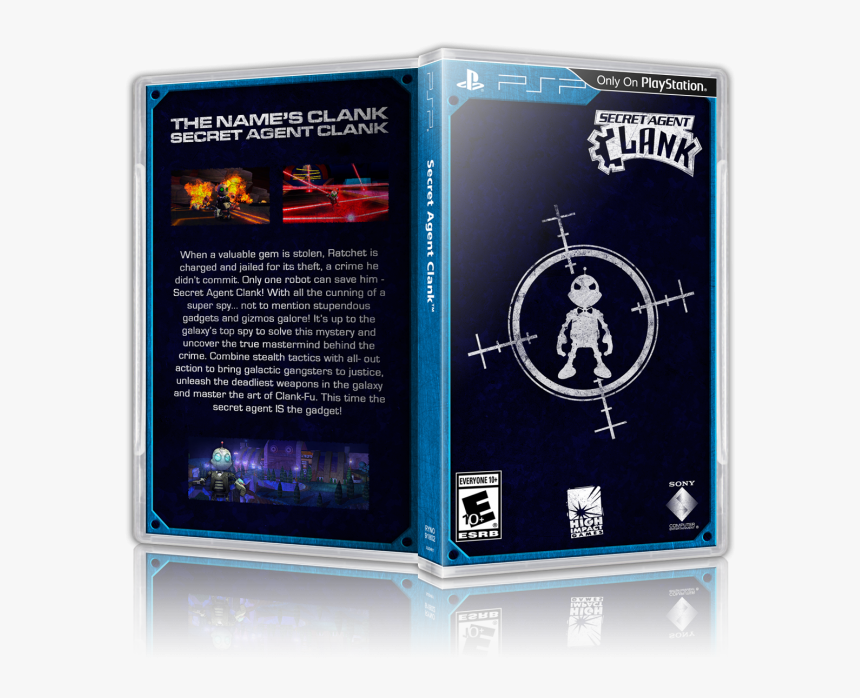 Secret Agent Clank Box Art Cover - Tablet Computer, HD Png Download ...