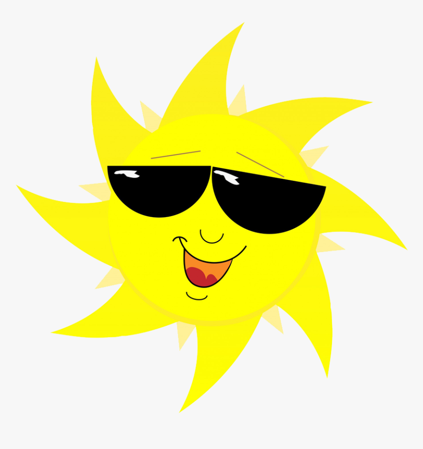 Happy Sun With Sunglasses