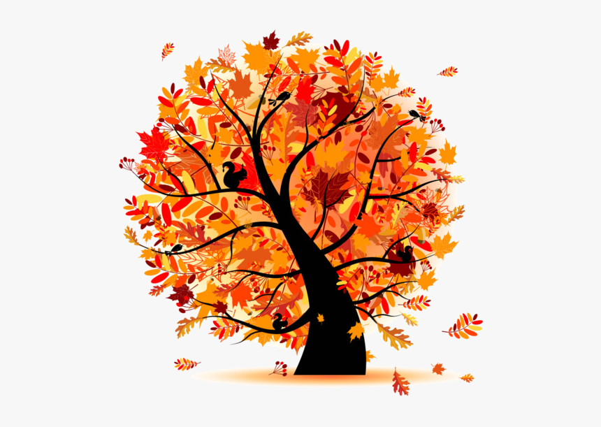 Autumn Tree Clipart, HD Png Download , Transparent Png Image - PNGitem