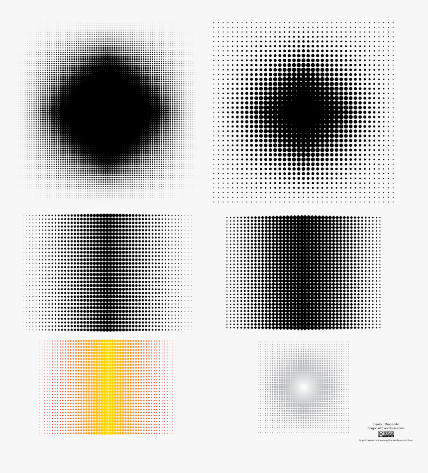 6 Halftone Patterns - Halftone, HD Png Download , Transparent Png Image ...