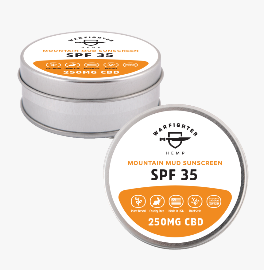 250mg Cbd Mountain Mud Sunscreen - Cosmetics, HD Png Download ...