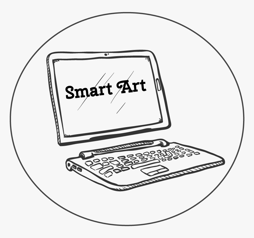 Open Laptop Cartoon, HD Png Download , Transparent Png Image - PNGitem