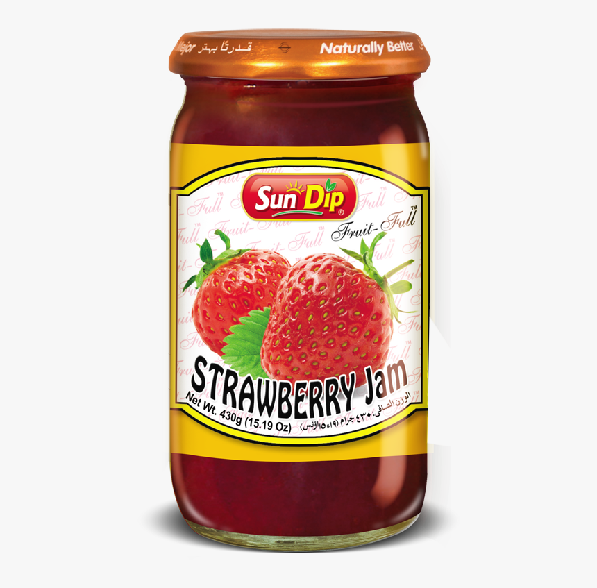 Sundip Strawberry Jam - Sun Dip Fruit Full Strawberry Jam, HD Png ...