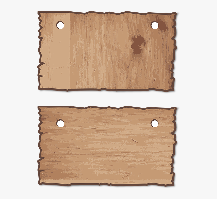Blank Wooden Sign No Background - Empty Signage Clipart, HD Png ...