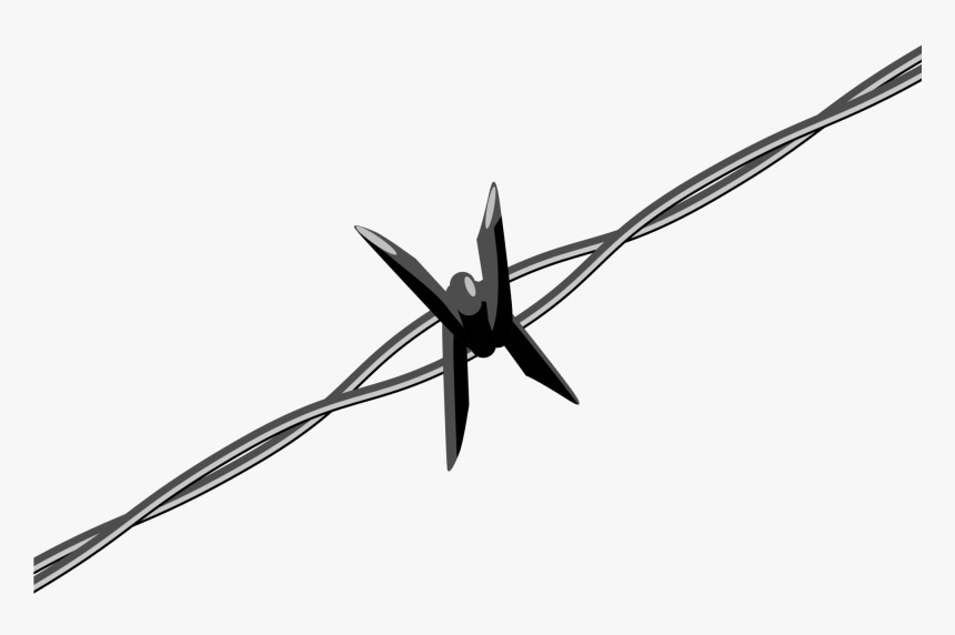 Barbed Wire Ii - Barbed Wire Clip Art, HD Png Download , Transparent ...