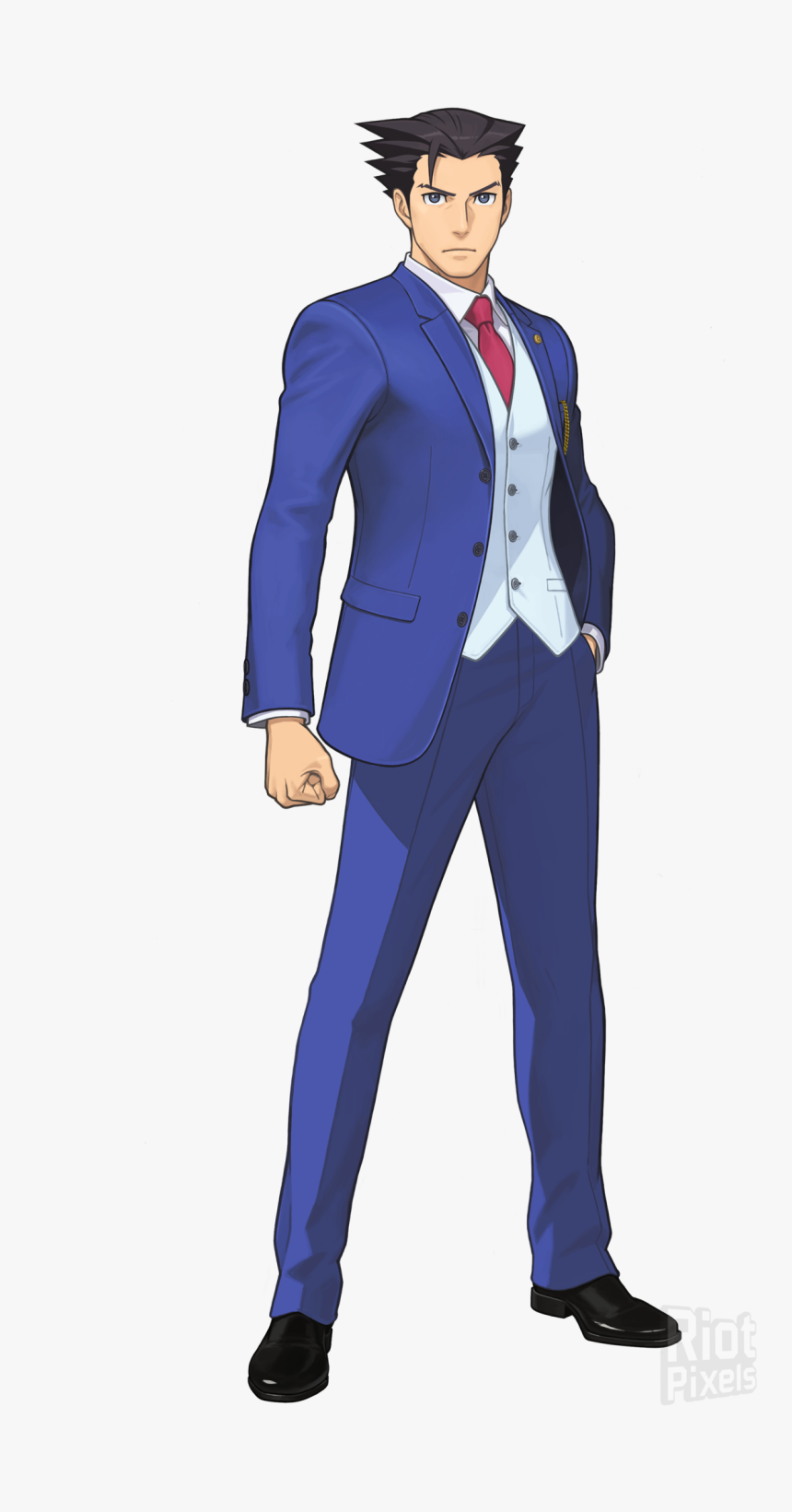 Ace Attorney Full Body, HD Png Download , Transparent Png Image - PNGitem