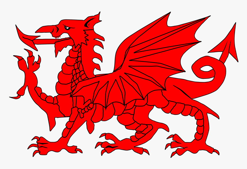 Welsh Dragon Silhouette, HD Png Download , Transparent Png Image - PNGitem